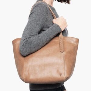 Frye | Bags | Frye Reed Leather Tote Bag Burnt Orange | Poshmark